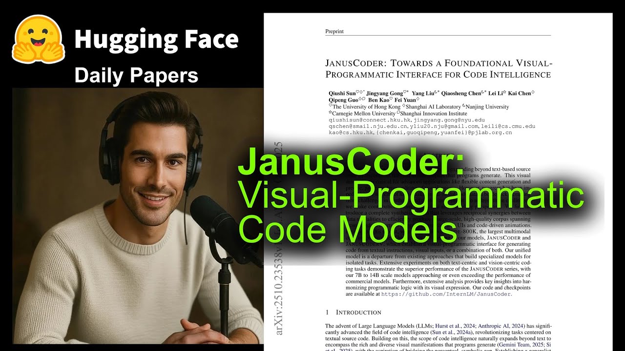 JanusCoder: Visual-Programmatic Code Models