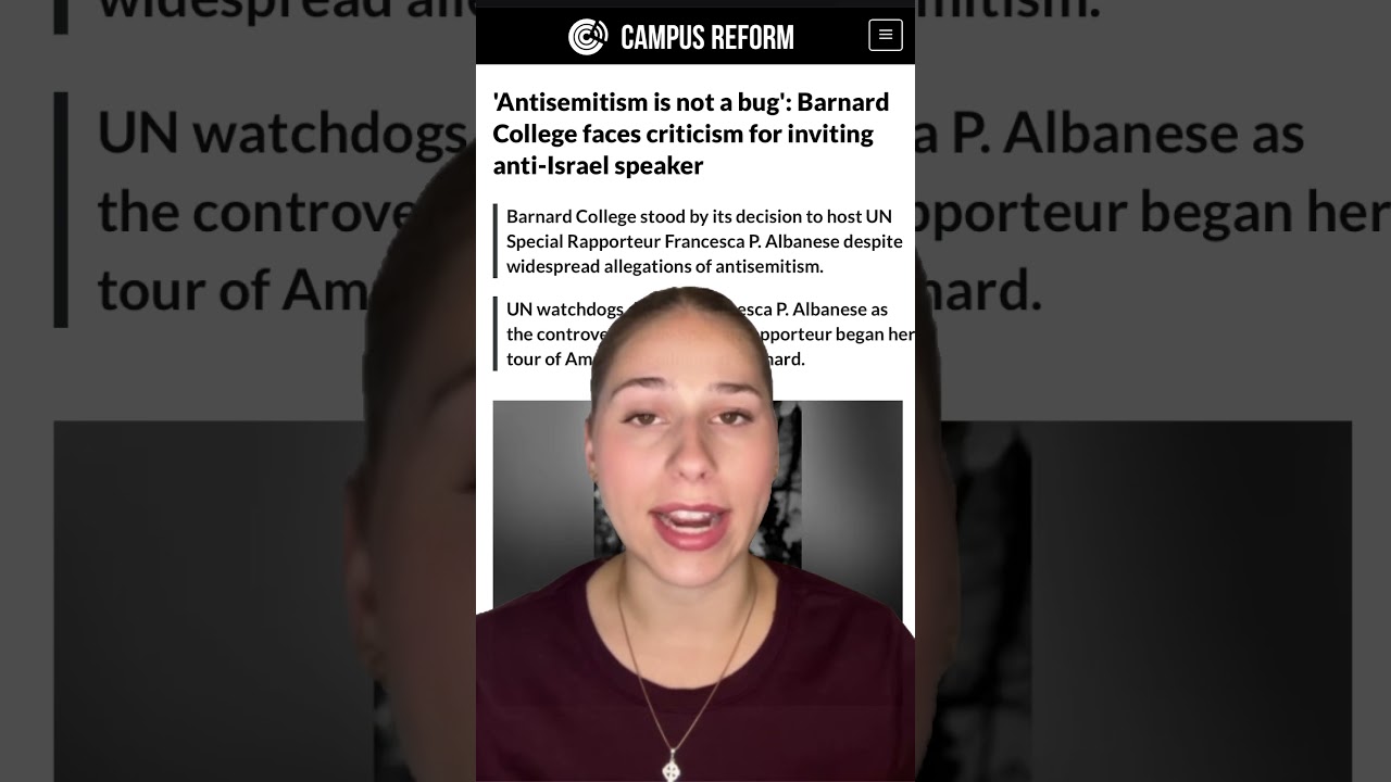 'Antisemitism is not a bug': Barnard College faces criticism for inviting anti-Israel speaker