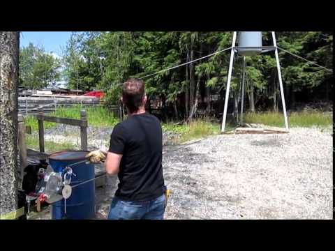 PCH1000 - Gas-powered pulling/lifting winch (short demo)