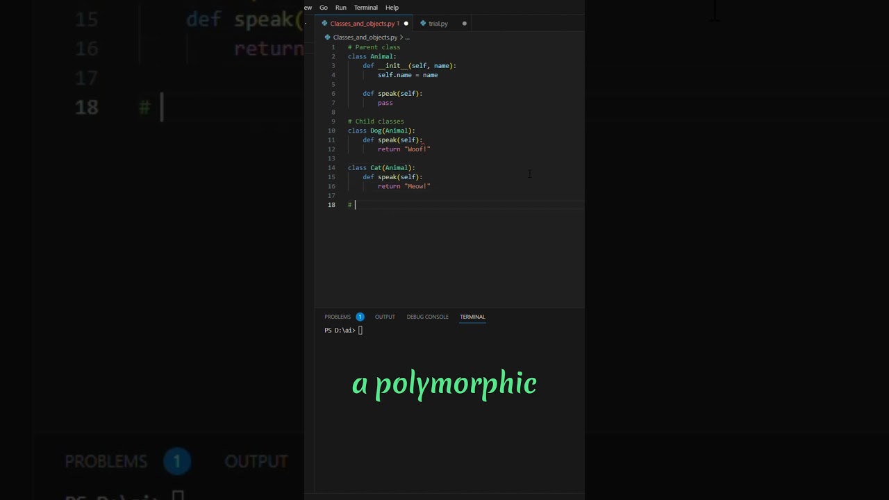 12.Mastering Inheritance and Polymorphism in Python: Building Dynamic Applications. #python