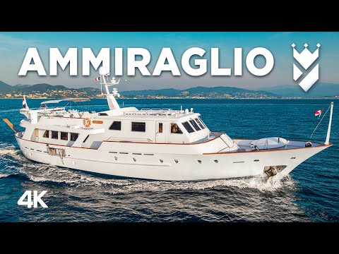 Gorgeous classically styled Yacht For Sale "Ammiraglio"