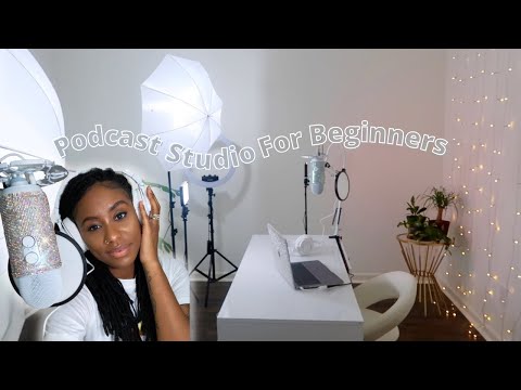 How To Set Up A Podcast Studio For Beginners In 2022! + Equipment Details