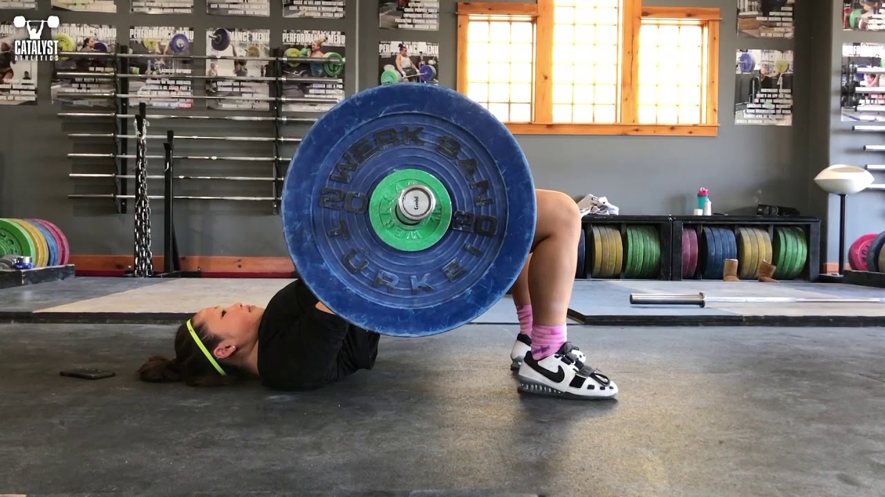 Weighted Glute Bridge - Olympic Weightlifting Exercise Library: Demo ...