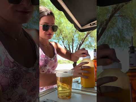 Lunchbox Beer & Amaretto Cocktail #golf #golfdrink #bevcart #amaretto
