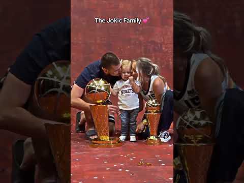 Nikola Jokic with His Wife and Kids | Nuggets Star Shares Family Life #shorts #nba #basketball