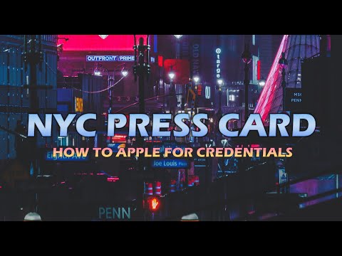 HOW TO APPLY FOR ANY PRESS CARD CREDENTIALS 2023