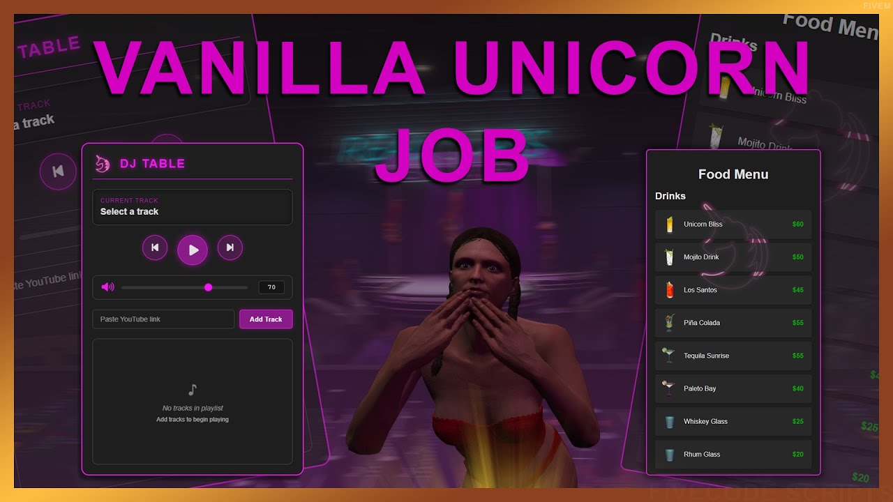 FiveM Vanilla Unicorn Job Script | FIVECODE