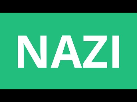How To Pronounce Nazi - Pronunciation Academy