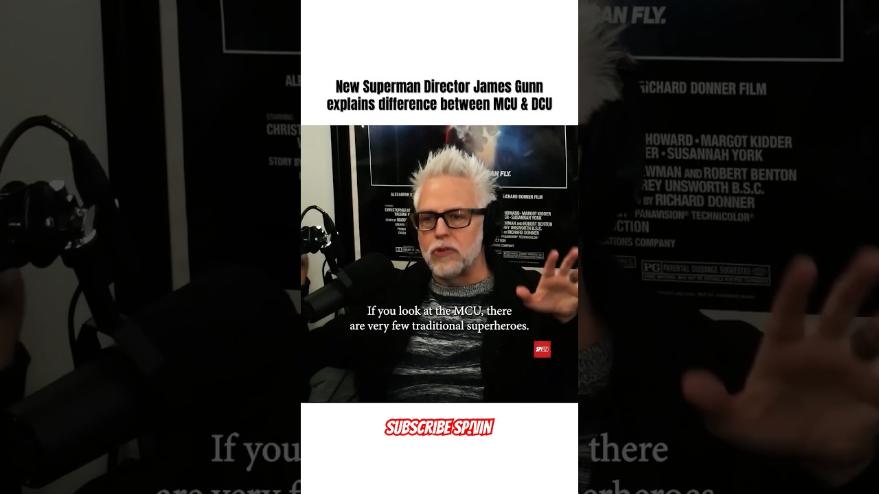 James Gunn explains difference between MCU & DCU #marvel #dc #superhero