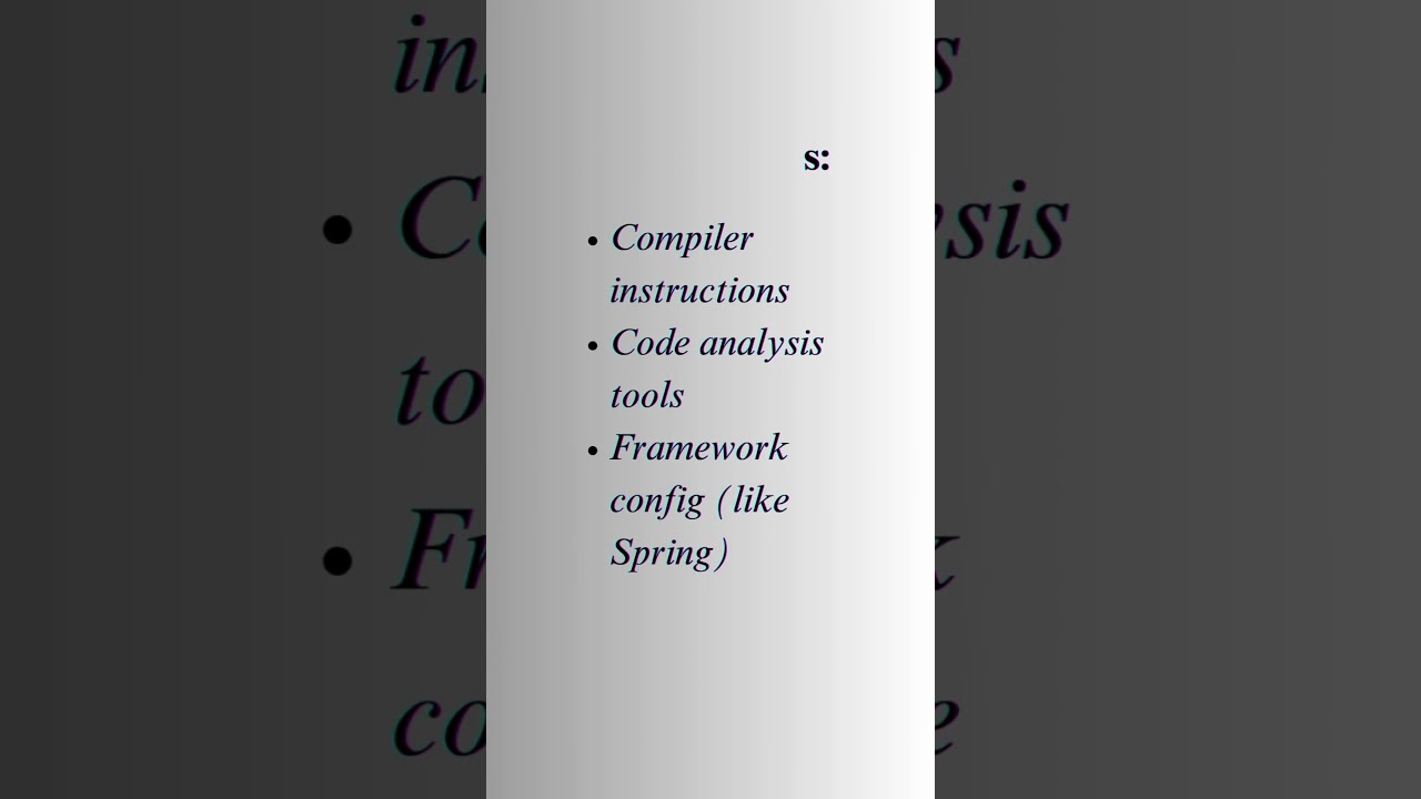 Java Annotations Explained! | @Override @Deprecated @SuppressWarnings