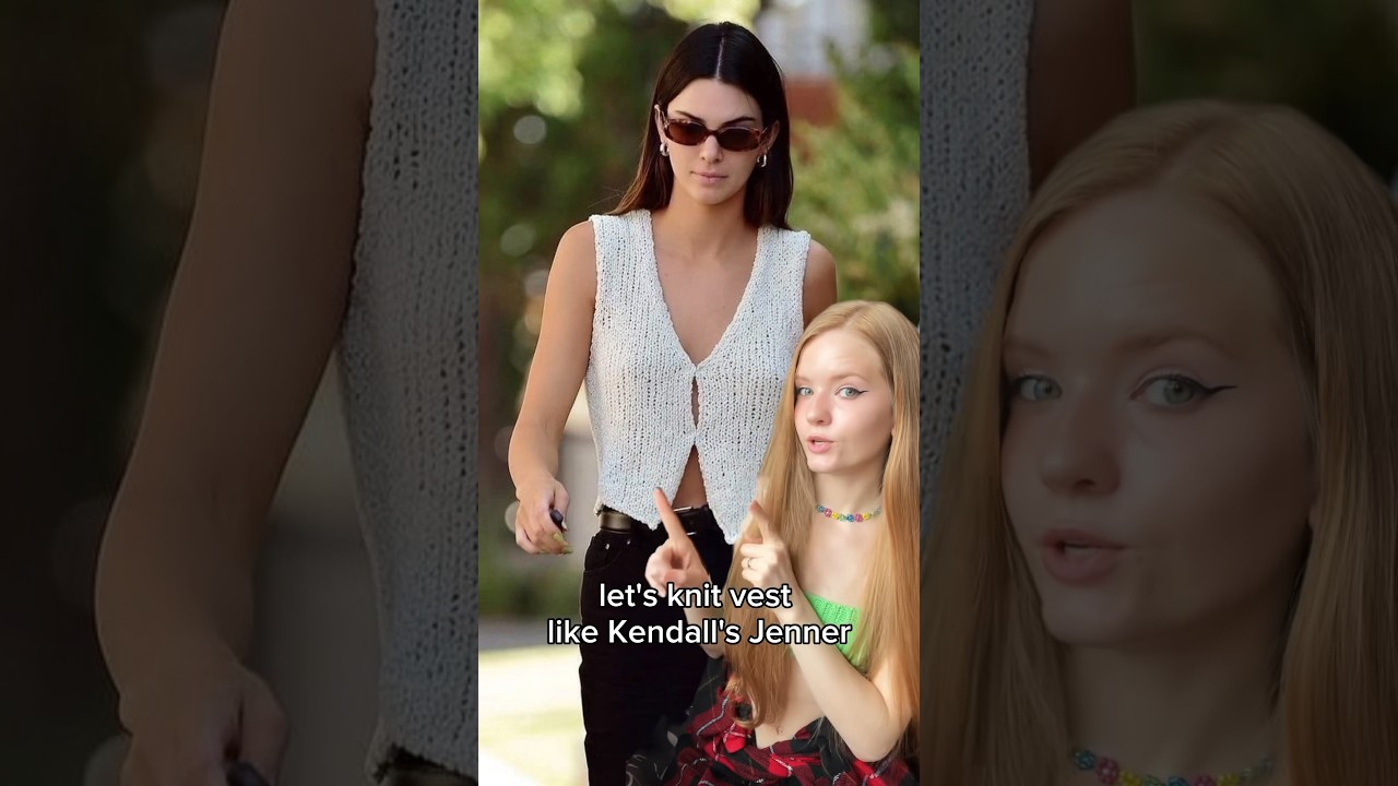 Knit vest like Kendall’s Jenner ✨