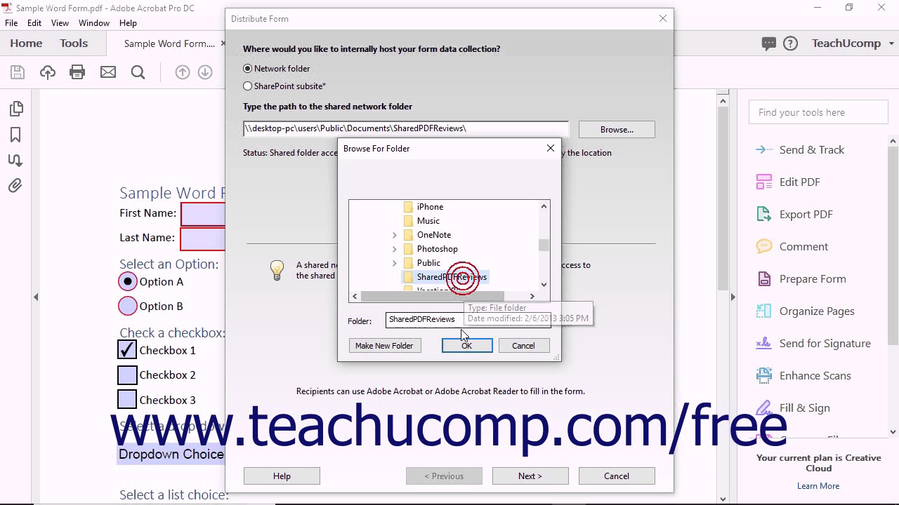 Acrobat Pro DC Tutorial Distributing Forms - Adobe Acrobat Pro DC Training Tutorial Course