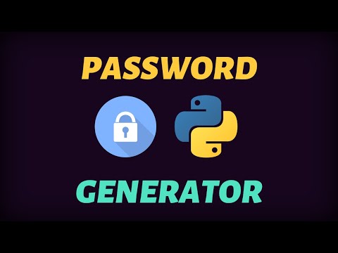 Password Generator w/ Python