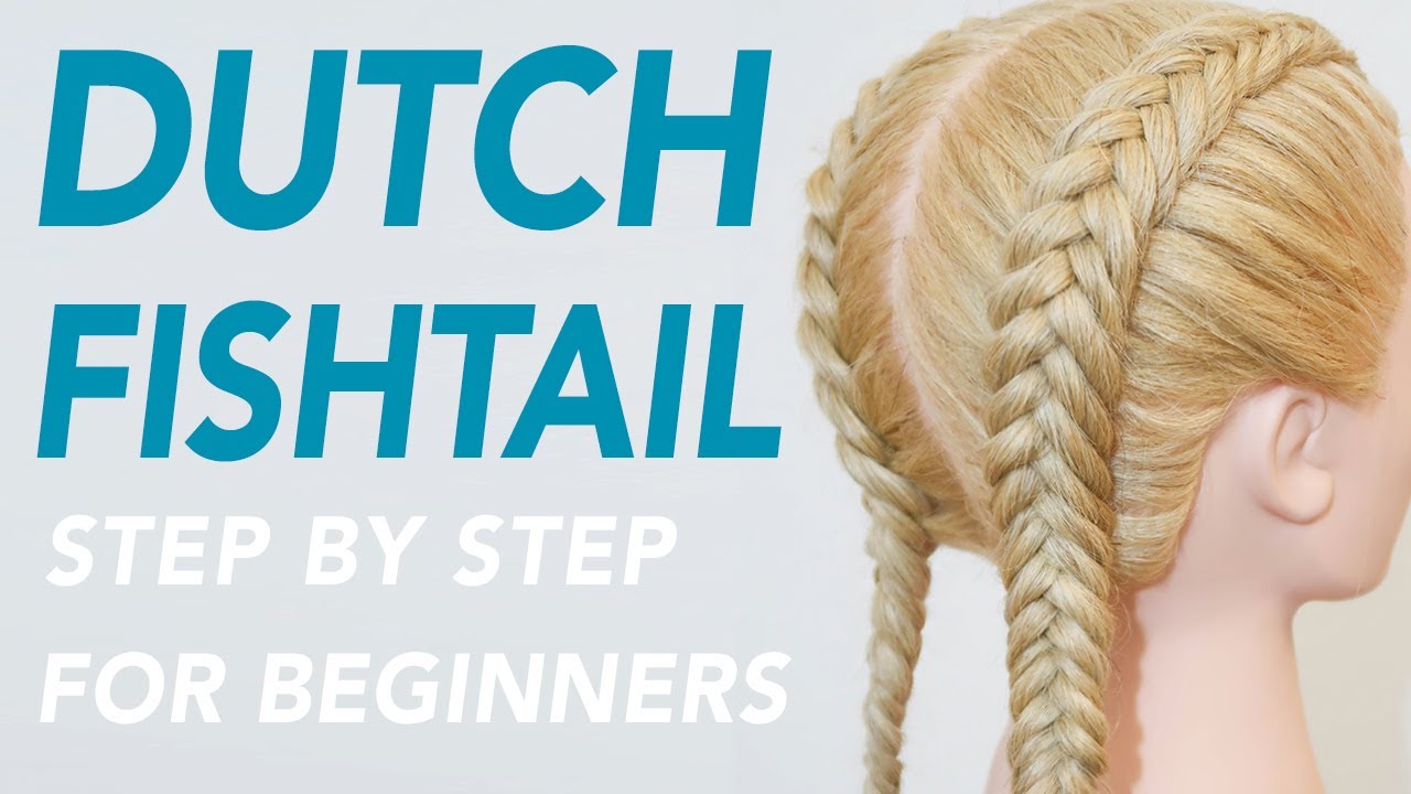 How To Double Dutch Fishtail Braid Step By Step For Beginners - FULL EXPLANATION - Braided Hairstyle