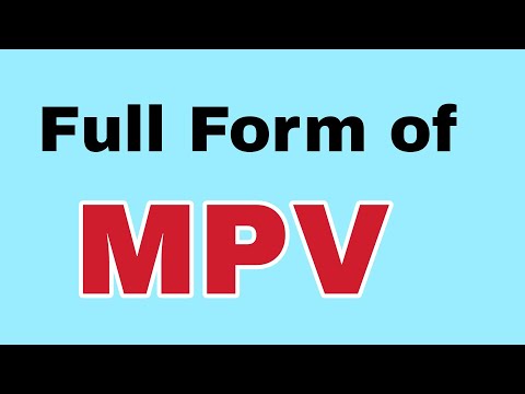 MPV Full Form/MPV ka meaning ya matlab