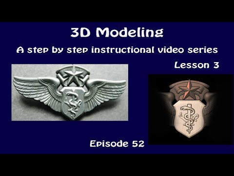 USAF Flight Surgeon Badge Lesson 3 Vectric Aspire