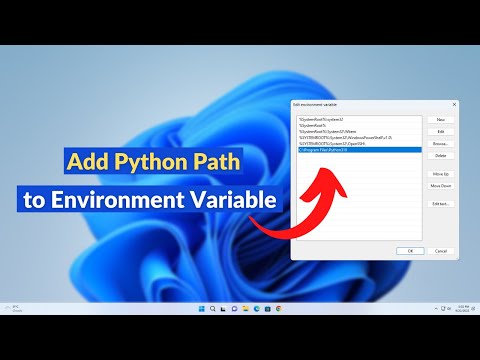How to Add Python Path to Environment Variable on Windows 11
