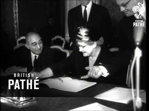 Signing Of The European Social Charter (1961)