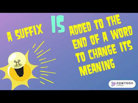 Suffixes -er and -est