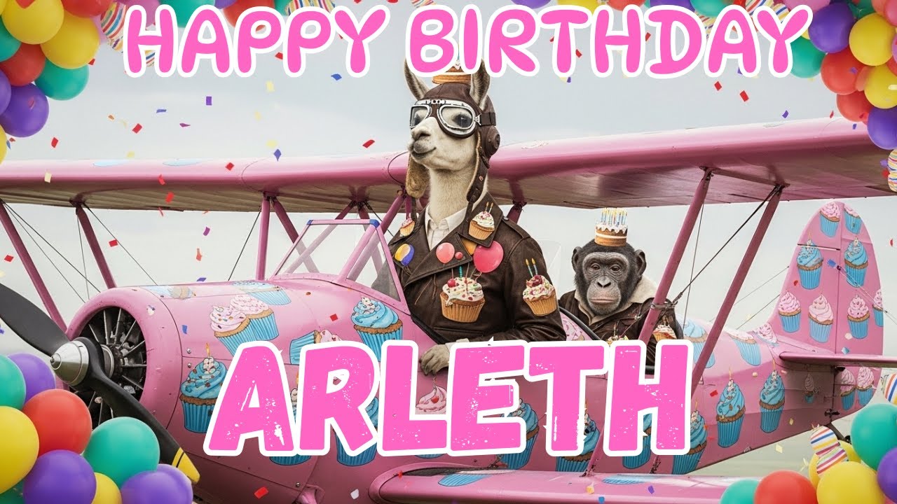 ARLETH Happy Birthday Song - Happy Birthday to Arleth