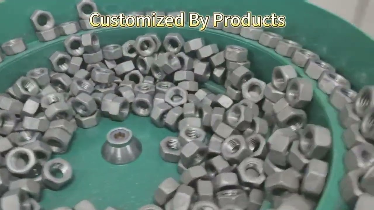 Rainbow nuts, bolts and washers fasteners assembly machine
