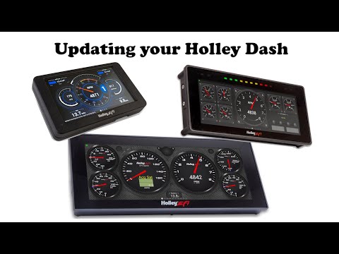 Holley Dash Updating: A brief how to