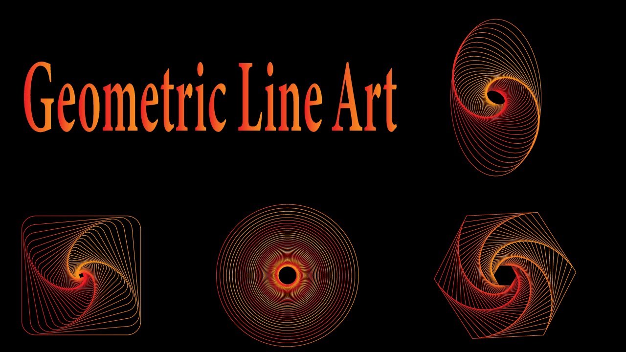 How To Make Geometric Line Art In Illustrator || Illustrator Tutorial ||