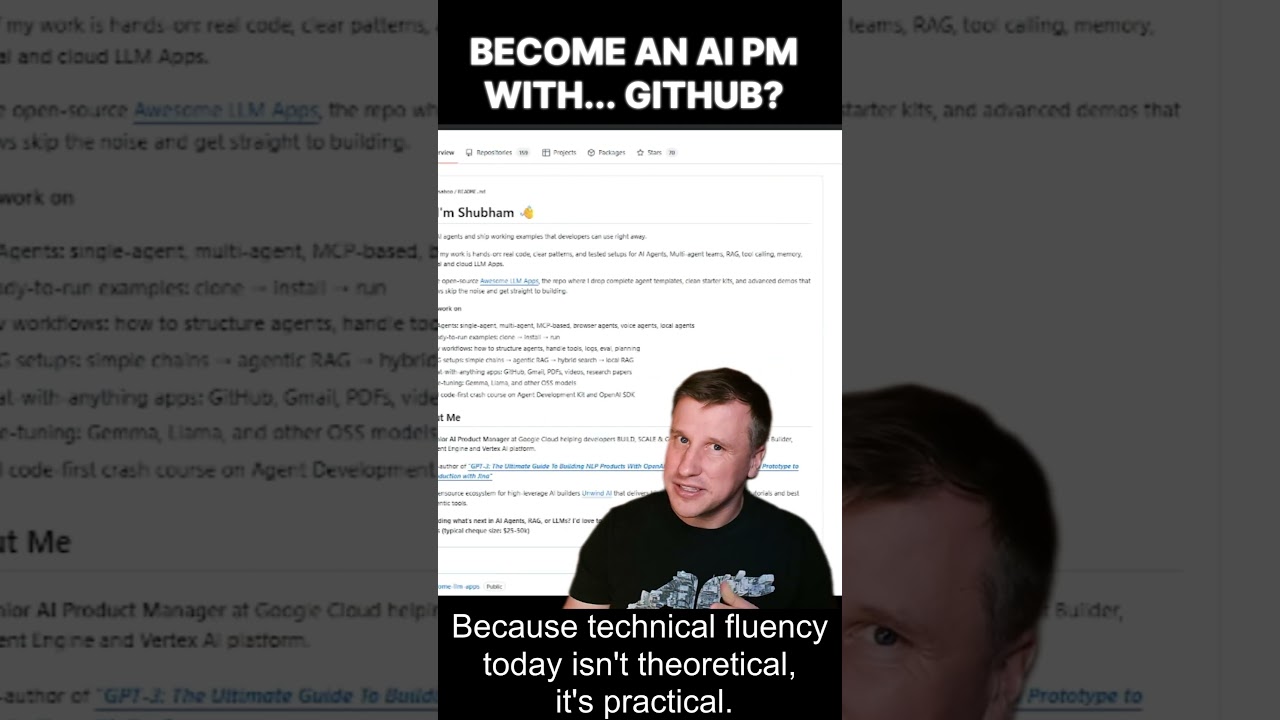 Become an AI Product Manager with... GitHub?