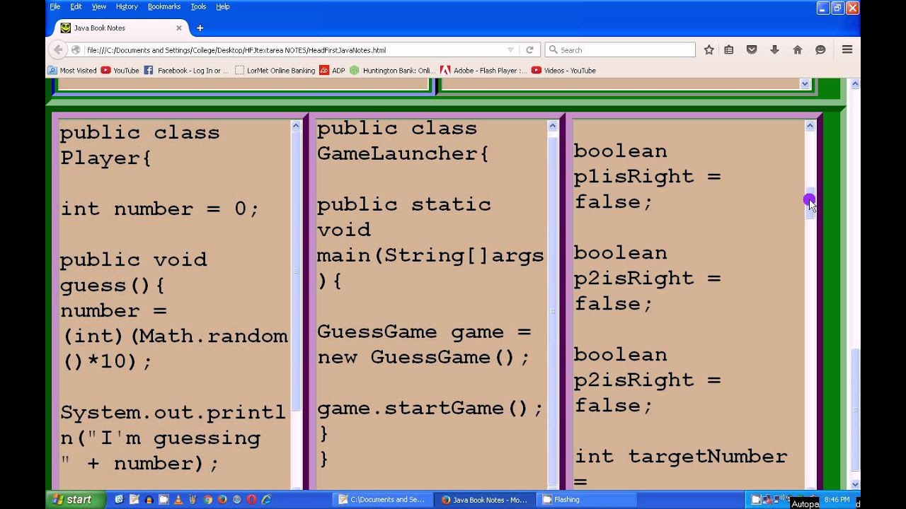 GuessingGameOne - Head First Java example