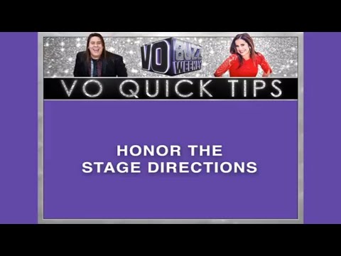 SBV Talent Agency - Honor The Stage Direction