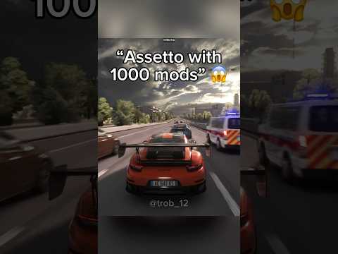 Assetto Corsa with 9999 Mods 😱 #assetto #assettocorsa #simracing #fyp #mods #shorts