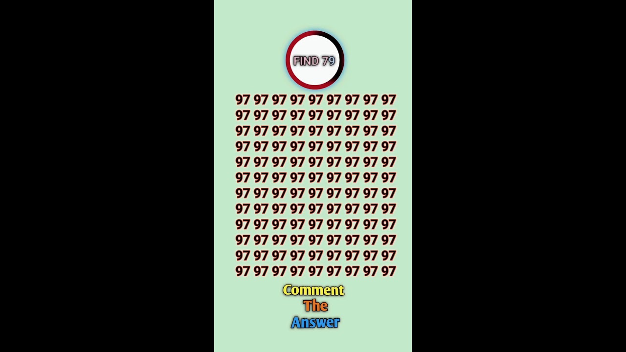 BRAIN IQ TEST / 79 GENUS TEST 99% FAIL WOW AMAZING