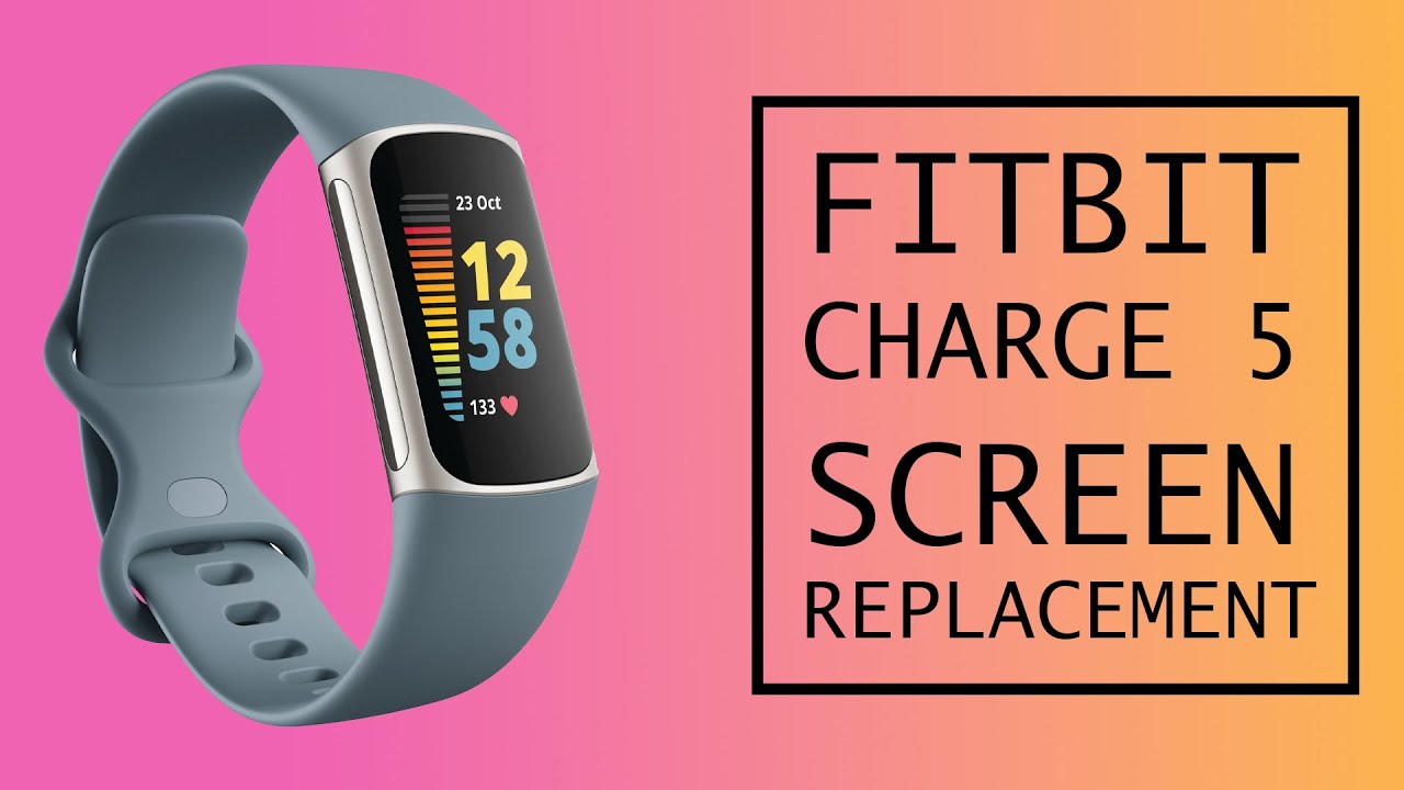 Fitbit Charge 5 Broken Cracked Screen Replacement | Repair Tutorial
