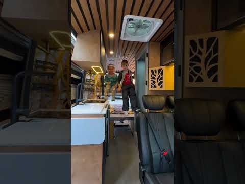 BEST family layout for 144 Sprinter van Santa Monica! AWD sprinter camper van that sits and sleeps 4