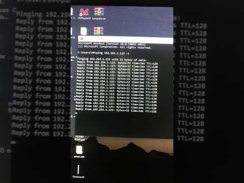 check the Network ping BY CMD
