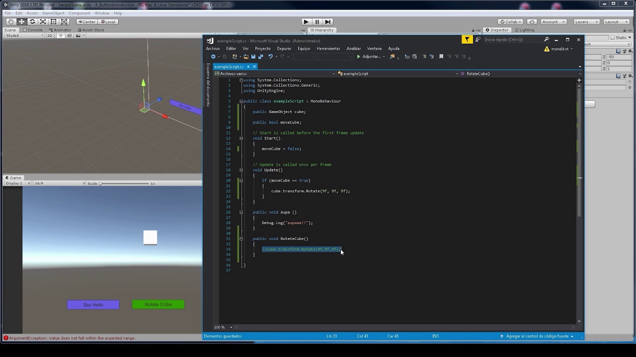 203 Button Introduction + Boolean variable