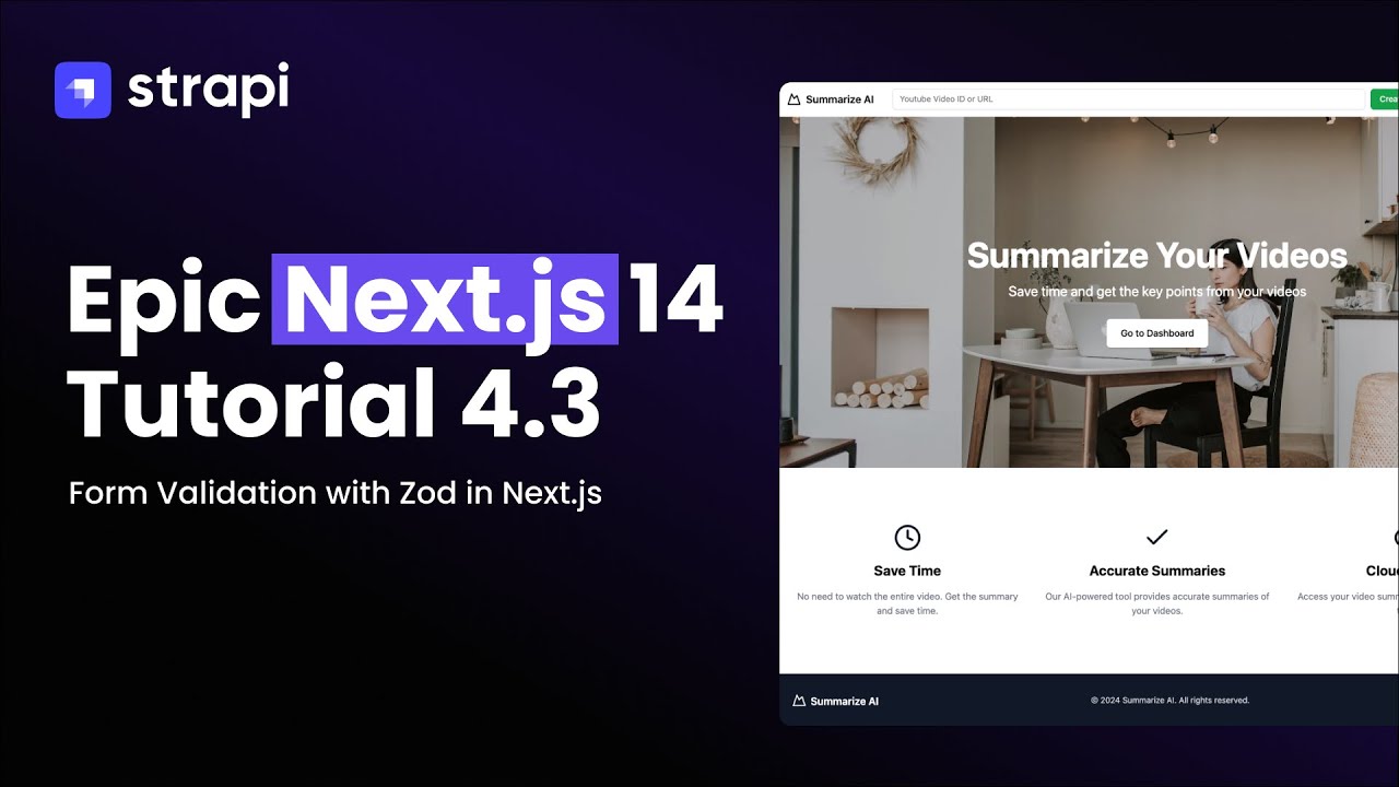 Form Validation With Zod in Next.js – Part 4.3 Epic Next.js Tutorial for Beginners
