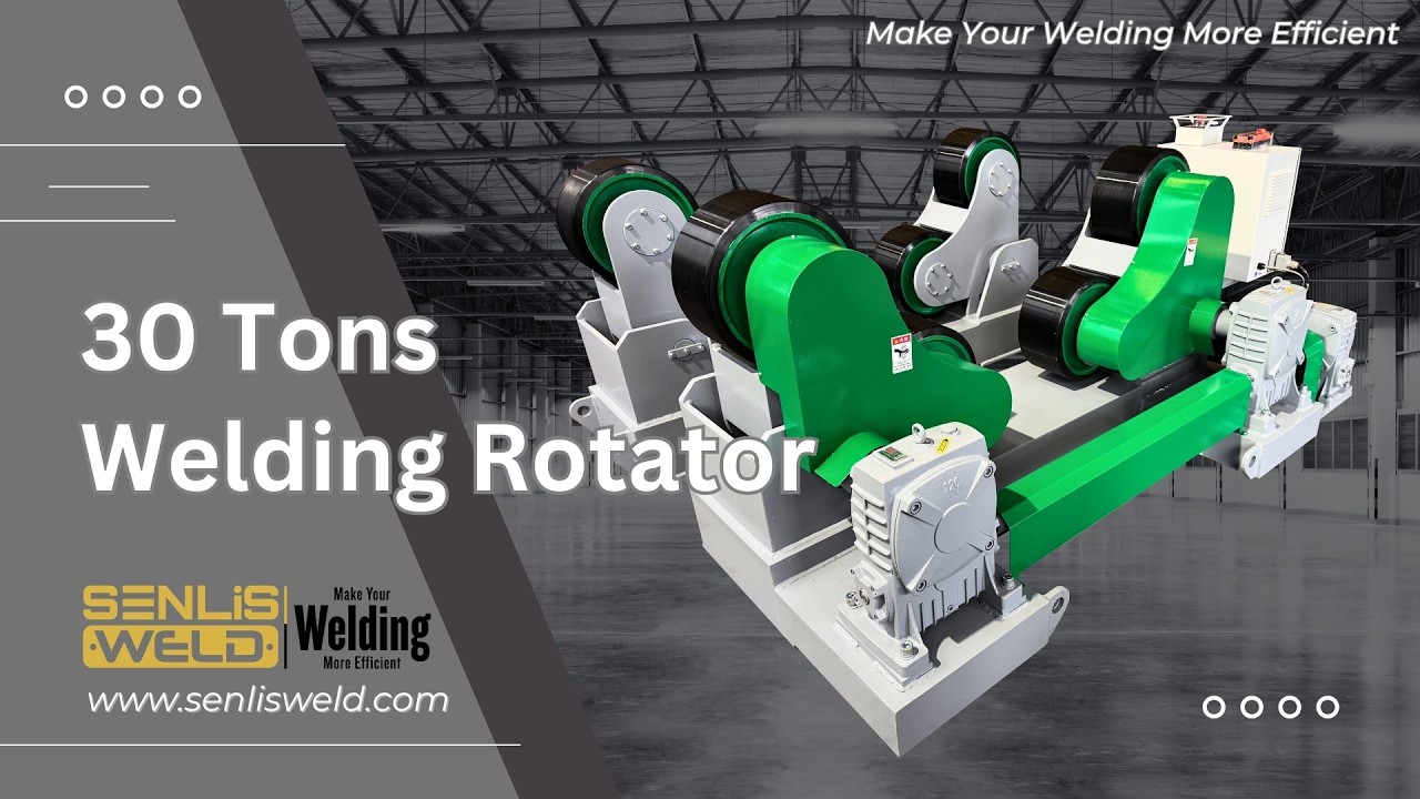 Senlisweld 30T Welding Rotator | Forward and Reverse Control