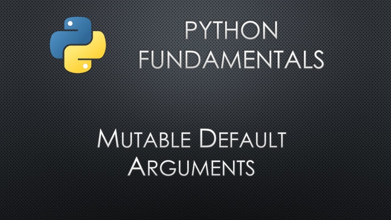 Avoiding Mutable Default Arguments in Python