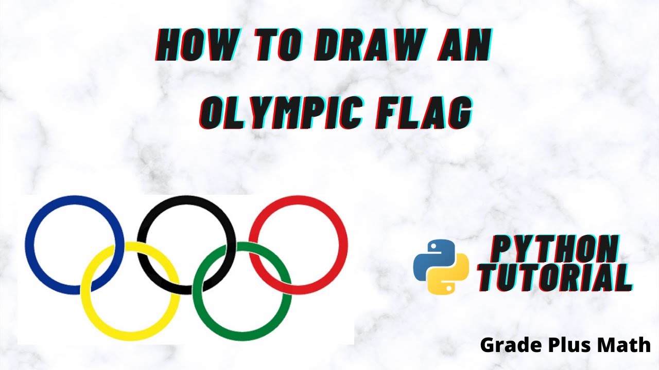 How to draw an Olympic Flag using Python