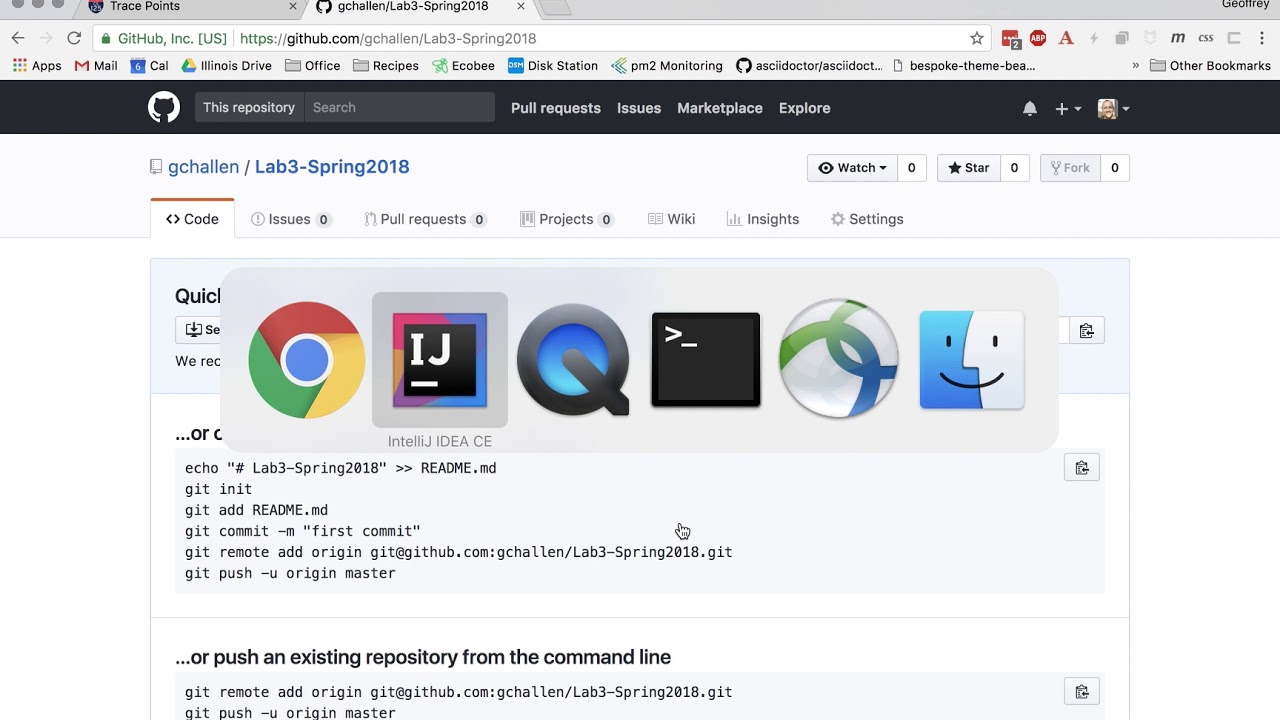 CS 125: Pushing a New Project to GitHub