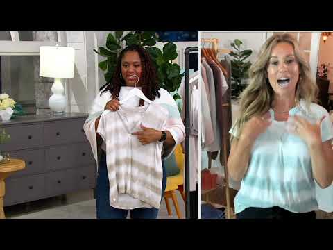 Barefoot Dreams Malibu Collection Dolman Short Sleeve Top on QVC