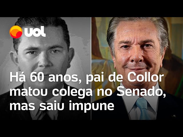 Há 60 anos, pai de Collor matou colega no Senado, mas saiu impune