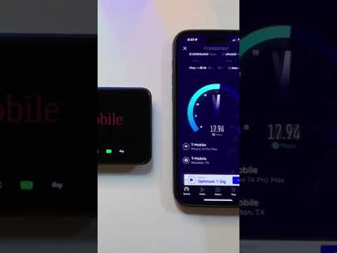 T-Mobile Portable 5G HotSpot SpeedTest