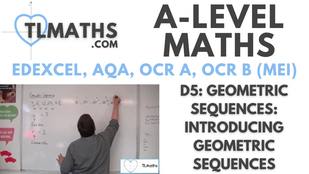 A-Level Maths: D5-01 Geometric Sequences: Introducing Geometric Sequences