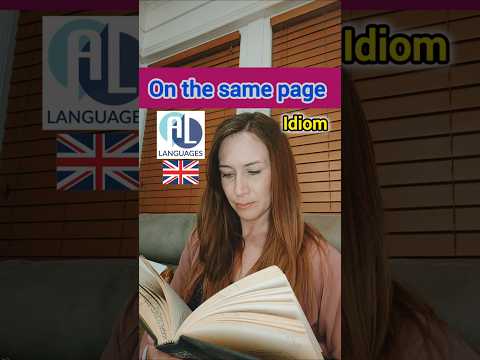 'On the same page' meaning #englishidiom #idioms #idiomsandphrases #englishspeaking #esl #eslteacher