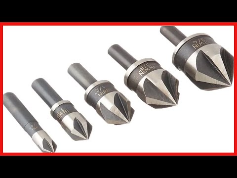 IRWIN Tools Black Oxide Countersink Drill Bit, 5-Piece Set (1877791)