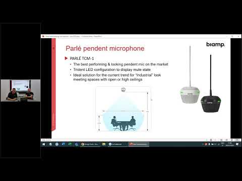 Biamp Webinar: Parlé Beamtracking Microphones