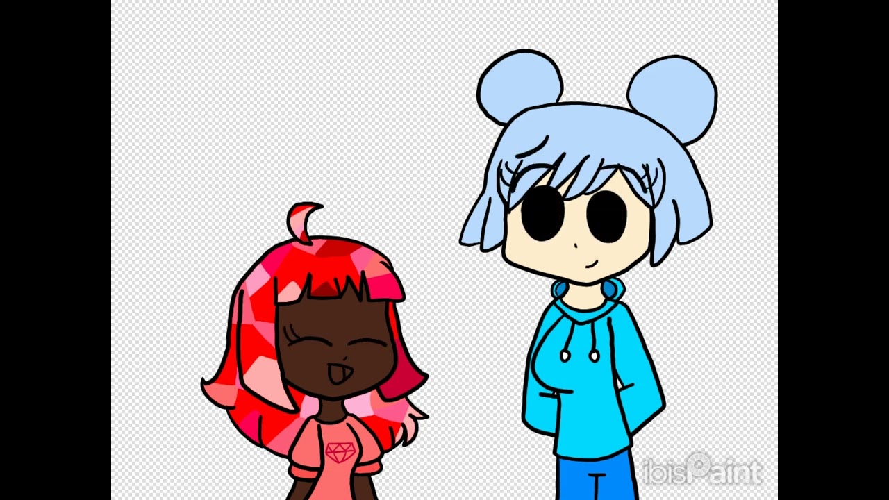 BFDI Ruby and Bubble Humanized Speedpaint