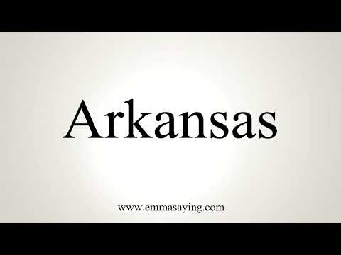 How To Pronounce Arkansas
